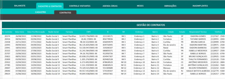 Planilha Controle de Condomínio - Smart Planilhas