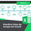 Planilha linha do tempo em Excel - Smart Planilhas