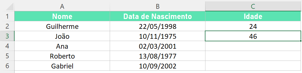 Calcular Idade No Excel Smart Planilhas