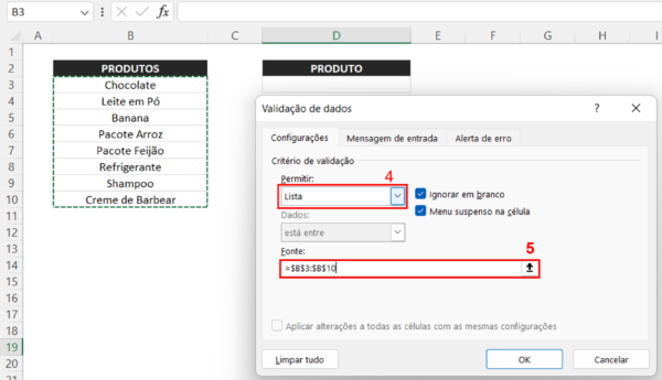 Como fazer lista suspensa no excel - Smart Planilhas