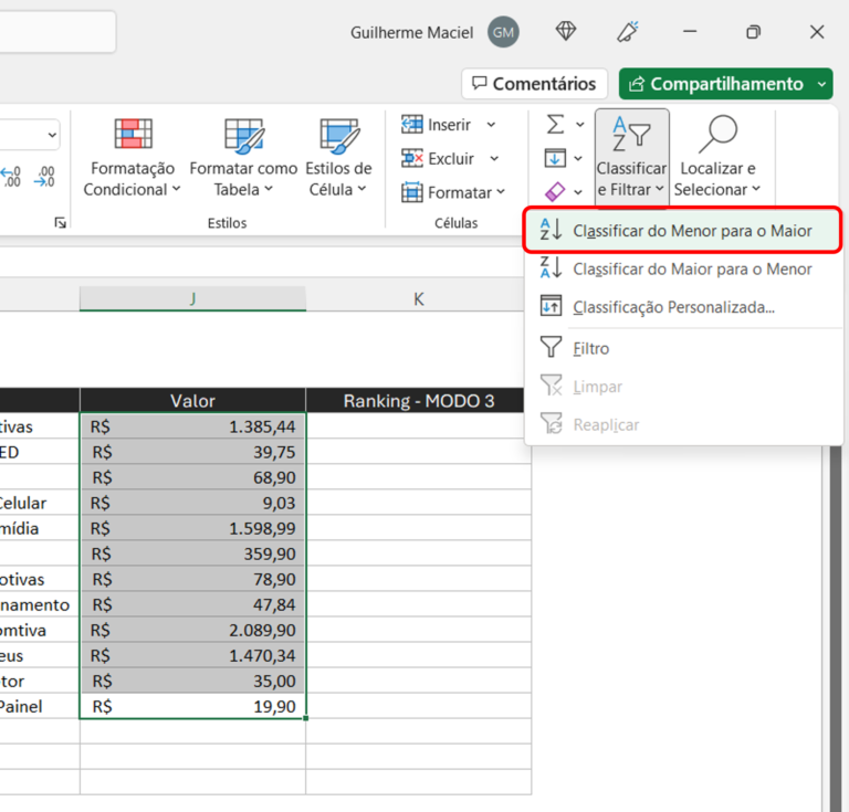 Como fazer ranking no Excel - Smart Planilhas
