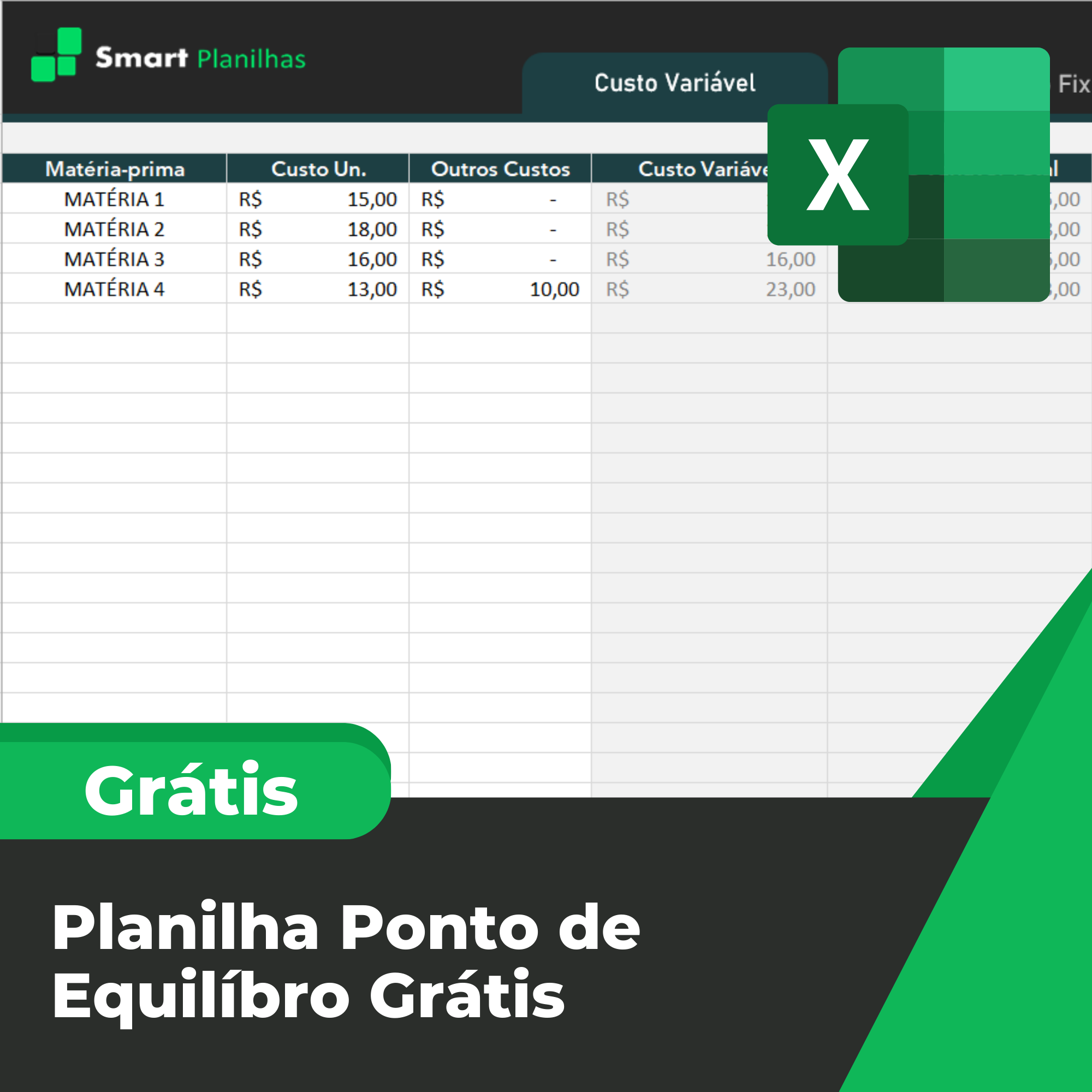 Planilha Ponto De Equil Bro Gr Tis Smart Planilhas/planilha Despesas