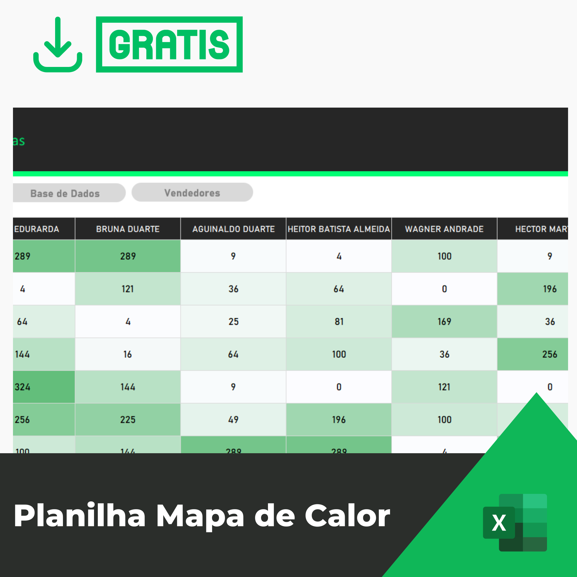 Planilha Mapa de Calor Grátis - Smart Planilhas