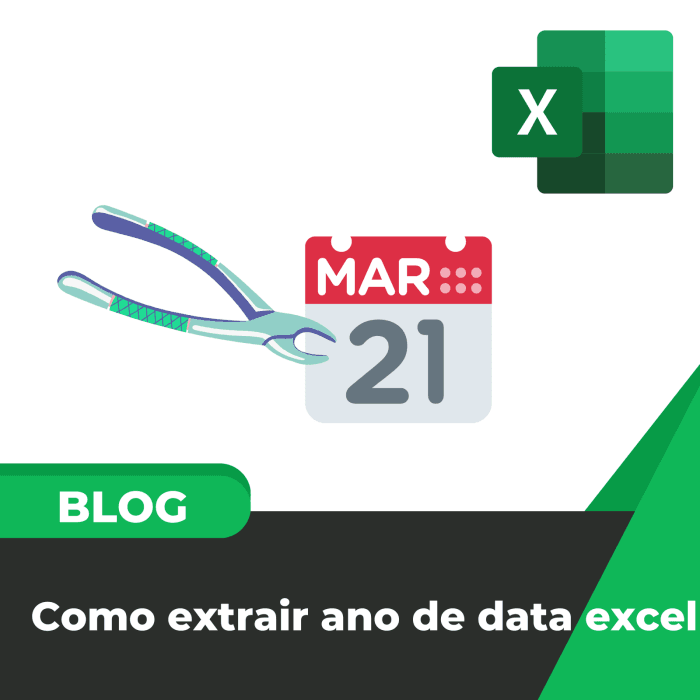 Como extrair ano de data excel - Smart Planilhas