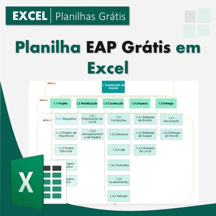 Planilha EAP Grátis em Excel