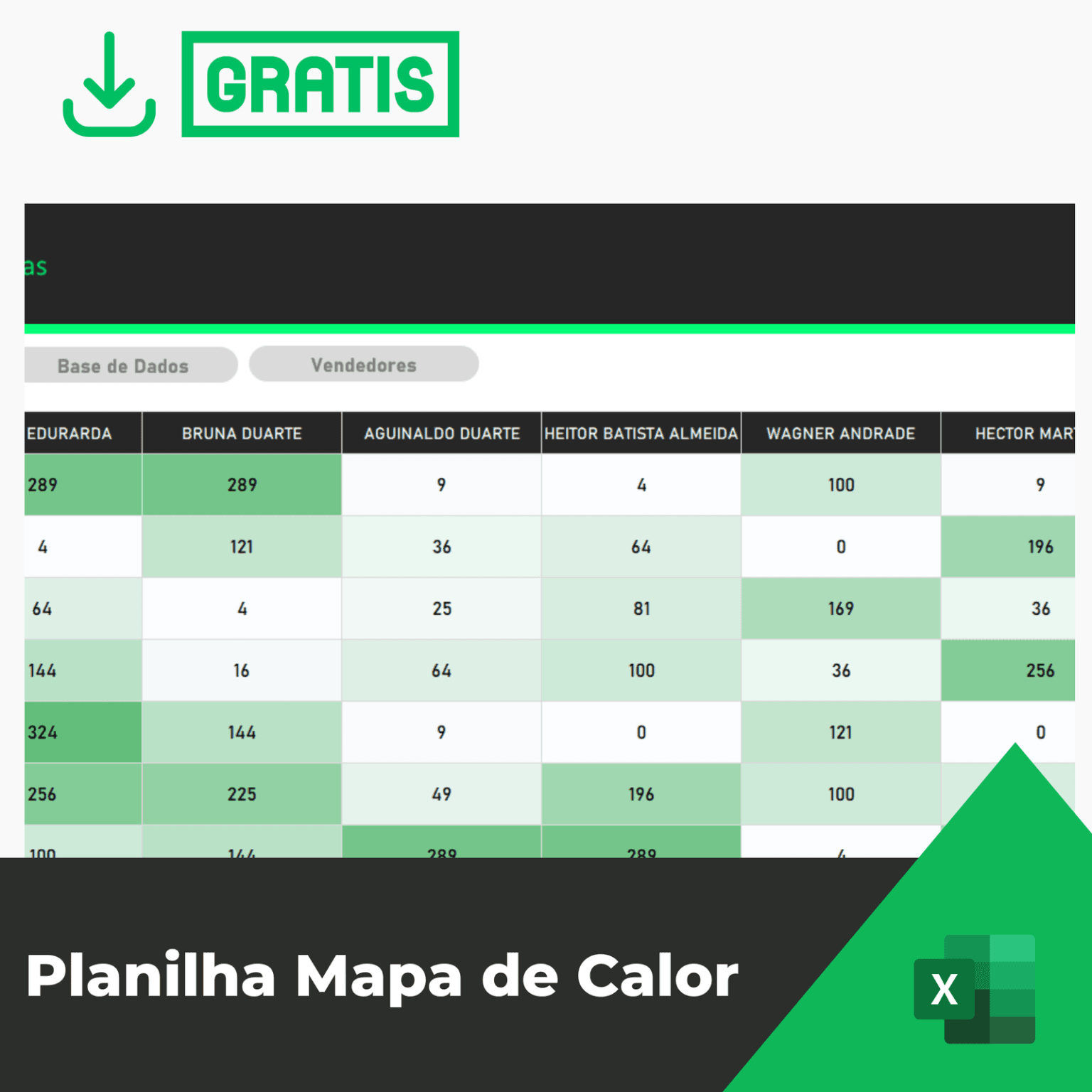 Planilha Mapa de Calor Grátis - Smart Planilhas