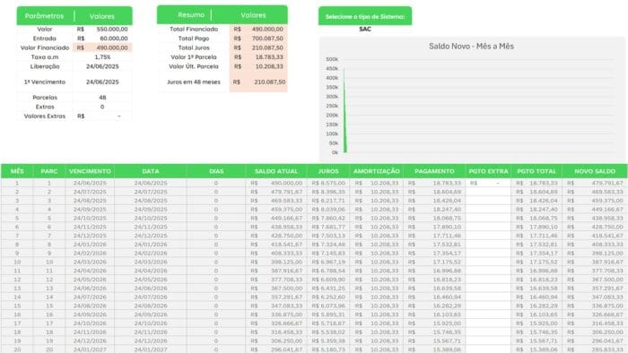 Planilha de Controle de Pagamento de Fornecedores