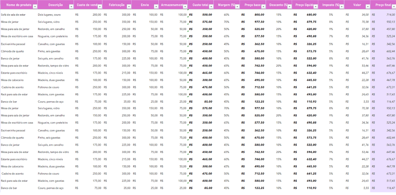 Tabela ISS em Excel - Smart Planilhas